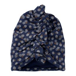 Baby Sweets M&uuml;tze M&auml;dchen Gr&ouml;&szlig;e 51 navy / braun / wei&szlig;