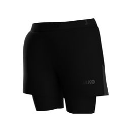Jako Sportshorts Damen Gr&ouml;&szlig;e S dunkelgrau / schwarz