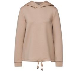 Street One Cupro Sweat Hoodie Damen Gr&ouml;&szlig;e S braun
