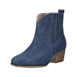 Gabor Stiefelette Damen Gr&ouml;&szlig;e 37 blue denim Winterschuhe