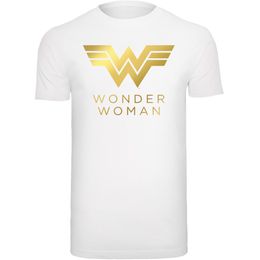 F4NT4STIC T-Shirt 'DC Comics Wonder Woman 84 Golden Logo' Herren Gr&ouml;&szlig;e 4XL gold / wei&szlig;