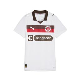 Puma Trikot 'FC St. Pauli' Damen Gr&ouml;&szlig;e XXL khaki / dunkelrot / wei&szlig;