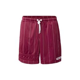 Unfair Athletics Shorts 'DMWU' Herren Gr&ouml;&szlig;e S burgunder / wei&szlig;