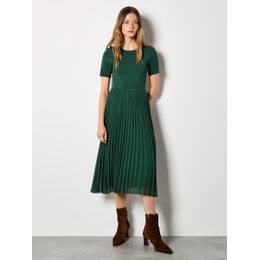 Apricot Rib Knit Skirt Midi Dress ' ' Damen Gr&ouml;&szlig;e 34 gr&uuml;n Winterkleid