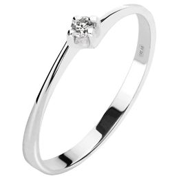 Christ Ring Damen Gr&ouml;&szlig;e 56 transparent / wei&szlig;