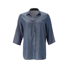Aniston Bluse Damen Gr&ouml;&szlig;e XXXL blau