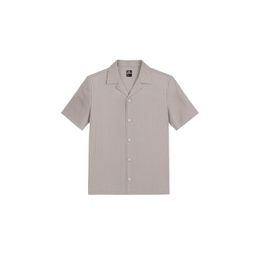 Uniqvibe Hemd Herren Gr&ouml;&szlig;e M beige / wei&szlig;
