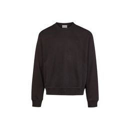 Cleptomanicx Sweatshirt 'Boxy Crewneck Ligull Boxy Crop' Herren Gr&ouml;&szlig;e XS schwarz