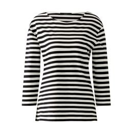Oui Shirt 'SOLEILA' Damen Gr&ouml;&szlig;e S schwarz / wei&szlig;