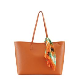 Collezione Alessandro Schultertasche 'Shopperella' Damen Gr&ouml;&szlig;e One Size orangerot