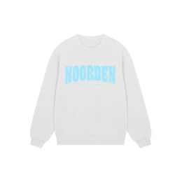 F4NT4STIC Sweatshirt 'Knut & Jan Hamburg Noorden Collegiate T&uuml;rkis' Herren Gr&ouml;&szlig;e S hellblau / wei&szlig;