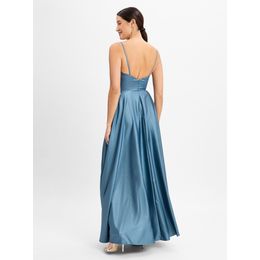 UNIQUE Abendkleid Damen Gr&ouml;&szlig;e 40 indigo Winterkleid