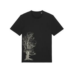 Life-tree Shirt 'Organic Fairwear Pine Tree' Herren Gr&ouml;&szlig;e S schwarz