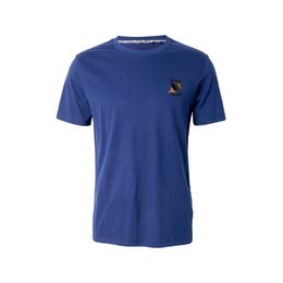 Blend T-Shirt Herren Gr&ouml;&szlig;e XL marine / dunkelbraun / gelb / schwarz