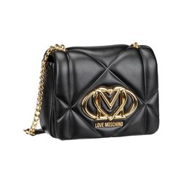 Love Moschino Umh&auml;ngetasche 'Embossed Q' Damen Gr&ouml;&szlig;e One Size gold / schwarz