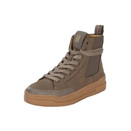 CRICK IT Crickit Sneaker 'Maxie' Damen Gr&ouml;&szlig;e 39 mokka / hellbraun / gold / rot