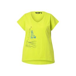 Ulla Popken Shirt Damen Gr&ouml;&szlig;e XXXL/4XL blau / limone