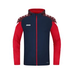 Jako Sportsweatjacke Herren Gr&ouml;&szlig;e XXXL navy / feuerrot / wei&szlig;