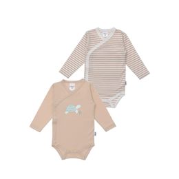Liliput Strampler/Body 'Schildkr&ouml;te' Gr&ouml;&szlig;e 44 beige / wei&szlig;