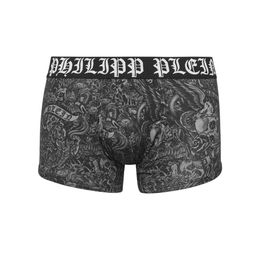 Philipp Plein Boxershorts 'Tattoo' Herren Gr&ouml;&szlig;e 5XL grau / schwarz / wei&szlig;