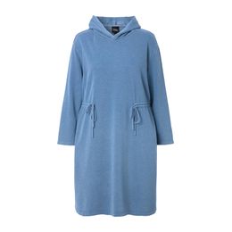 Ulla Popken Kleid Damen Gr&ouml;&szlig;e 50/52 blue denim Winterkleid
