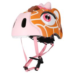 Crazy Safety Fahrradhelm 'Giraffe' Jungen Gr&ouml;&szlig;e 50/54 orange / rosa / schwarz / wei&szlig;