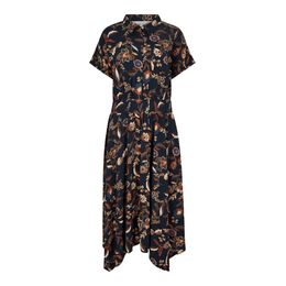 Apricot Sarasa Floral Shirt Midi Dress ' ' Damen Gr&ouml;&szlig;e 42 navy Winterkleid