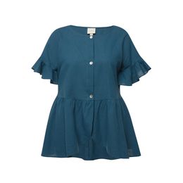 Ulla Popken Bluse Damen Gr&ouml;&szlig;e M/L petrol
