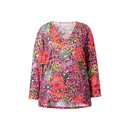 Angel of Style Shirt Damen Gr&ouml;&szlig;e XL gelb / grau / pink / rot