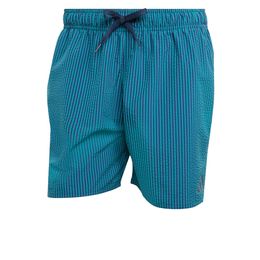 adidas Sportswear Boardshorts 'Seersucker' Herren Gr&ouml;&szlig;e S aqua / enzian
