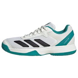 adidas Performance Sportschuh 'Courtflash' Jungen Gr&ouml;&szlig;e 36.5/37 jade / schwarz / wei&szlig;