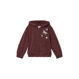 s.Oliver Sweatjacke M&auml;dchen Gr&ouml;&szlig;e 128/134 bordeaux / silber