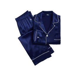 Polo Ralph Lauren Pyjama Damen Gr&ouml;&szlig;e L navy Winterkleid