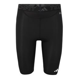 adidas Performance Sportshorts 'Techfit' Herren Gr&ouml;&szlig;e M silbergrau / schwarz
