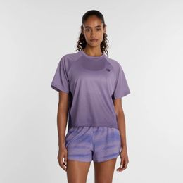 New Balance Funktionsshirt Damen Gr&ouml;&szlig;e L aubergine / lavendel