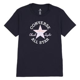 Converse T-Shirt 'Chuck Taylor' Damen Gr&ouml;&szlig;e XL lila / apricot / schwarz / wei&szlig;