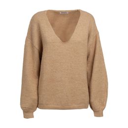 Influencer Pullover Damen Gr&ouml;&szlig;e L camel