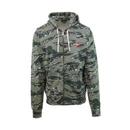 Diesel Sweatjacke Herren Gr&ouml;&szlig;e M khaki / dunkelgr&uuml;n / schwarz / wei&szlig;