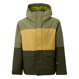 Ziener Sportjacke 'Alim' Jungen Gr&ouml;&szlig;e 140 gr&uuml;n / khaki / dunkelgr&uuml;n