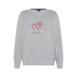 POLO SYLT Sweatshirt M&auml;dchen Gr&ouml;&szlig;e 134/140 grau / mischfarben
