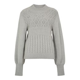 Apricot Twist Cable Knit Jumper ' ' Damen Gr&ouml;&szlig;e XL hellgrau
