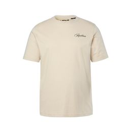 Men Plus T-Shirt Herren Gr&ouml;&szlig;e XL hellbeige / blau