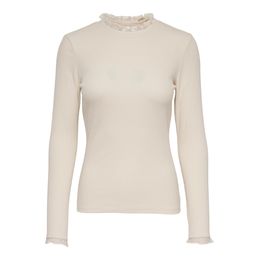 Only Shirt 'ONLLESLIE' Damen Gr&ouml;&szlig;e S beige