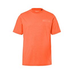 Men Plus T-Shirt Herren Gr&ouml;&szlig;e XL koralle / wei&szlig;