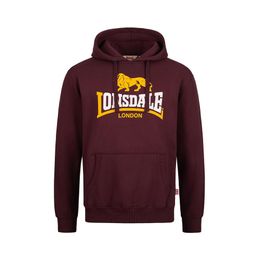 Lonsdale Sweatshirt 'Thurning' Herren Gr&ouml;&szlig;e M burgunder
