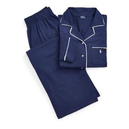 Polo Ralph Lauren Pyjama ' Long Sleeve Set ' Damen Gr&ouml;&szlig;e XS navy Winterkleid