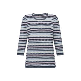 GOLDNER Pullover Damen Gr&ouml;&szlig;e M marine / hellblau / pastellpink / offwhite