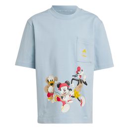 adidas Sportswear Sportshirt 'Adidas x Disney Mickey Mouse' Jungen Gr&ouml;&szlig;e 110 hellblau / gelb / rot / schwarz