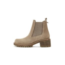 Derimod Chelsea Boots Damen Gr&ouml;&szlig;e 36 beige Winterschuhe