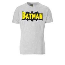 logoshirt T-Shirt 'Batman Wings' Damen Gr&ouml;&szlig;e XS gelb / grau / schwarz